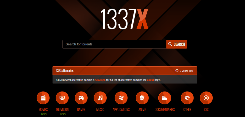 1337x | Free Movies, TV Series, Music, Games & Software